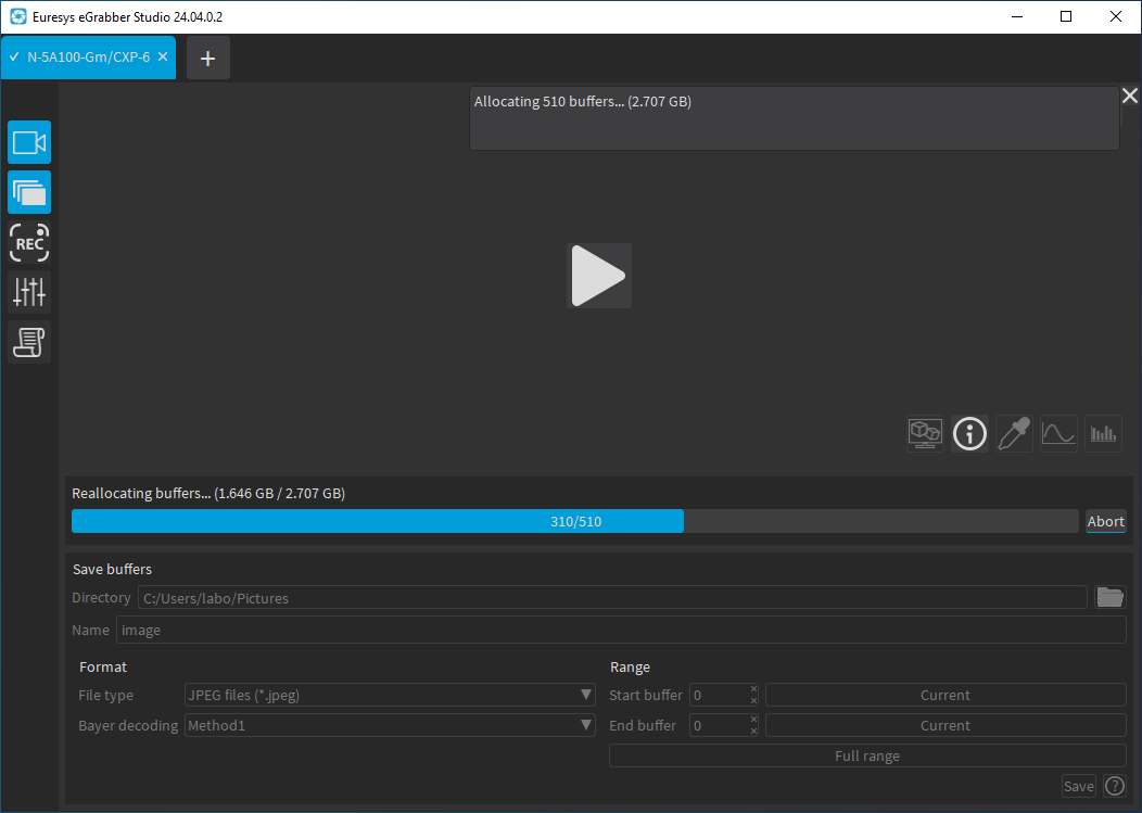 Modify The Buffer Configuration