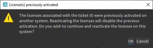 Activate from the User Interface