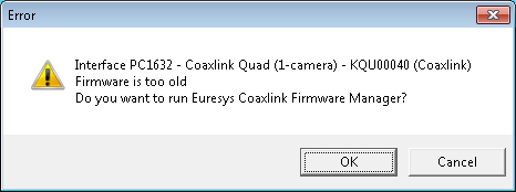Firmware Version Requirements
