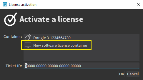 Activate from the User Interface