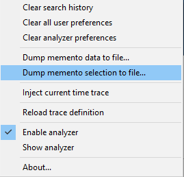 Appendix 2 - Creating Memento Dumps
