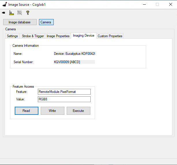 GenICam Features Access