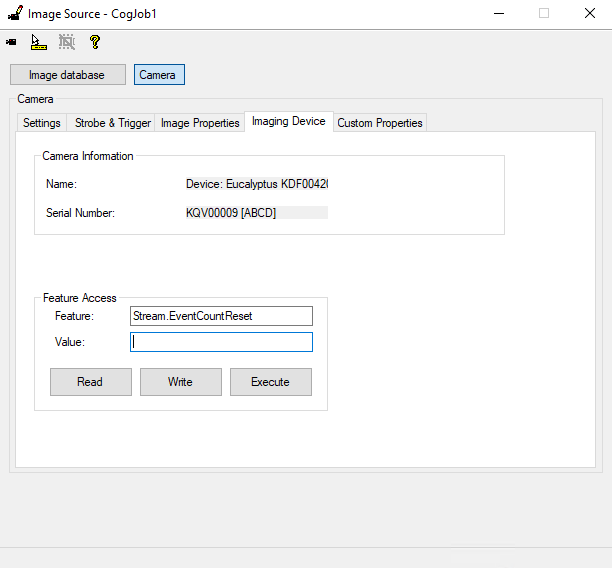 GenICam Features Access