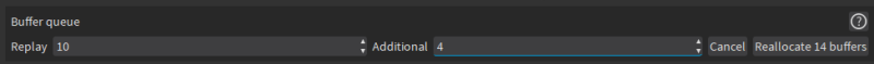 Modify the Buffer Configuration