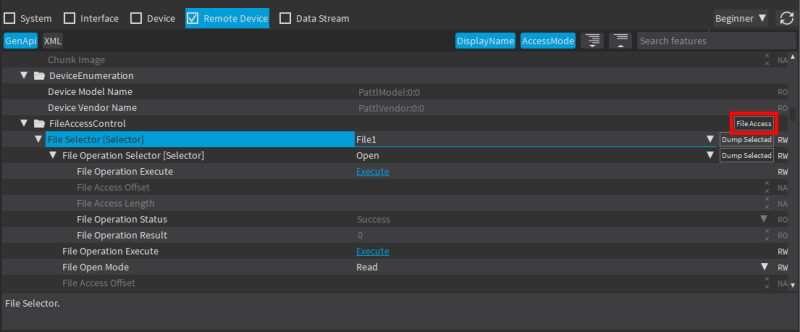 Edit GenApi Features