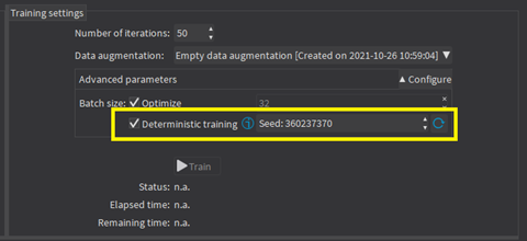 Training a Deep Learning Tool